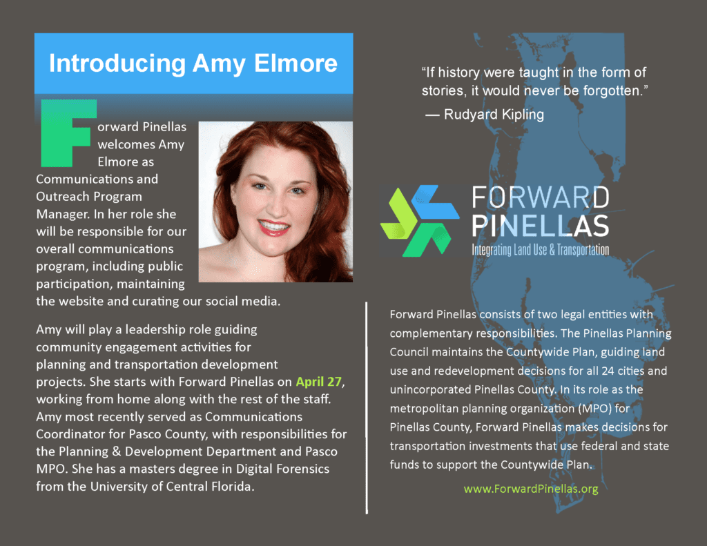 Introducing Amy Elmore - Forward Pinellas Digital Archive